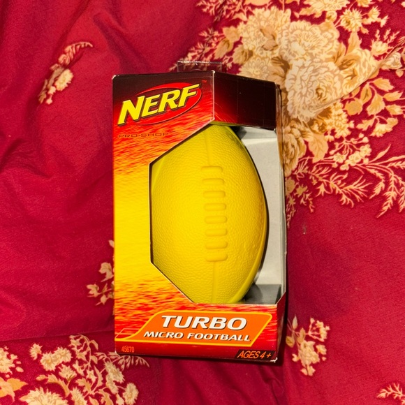 Nerf | Toys | Nerf Pro Shop Turbo Micro Football | Poshmark